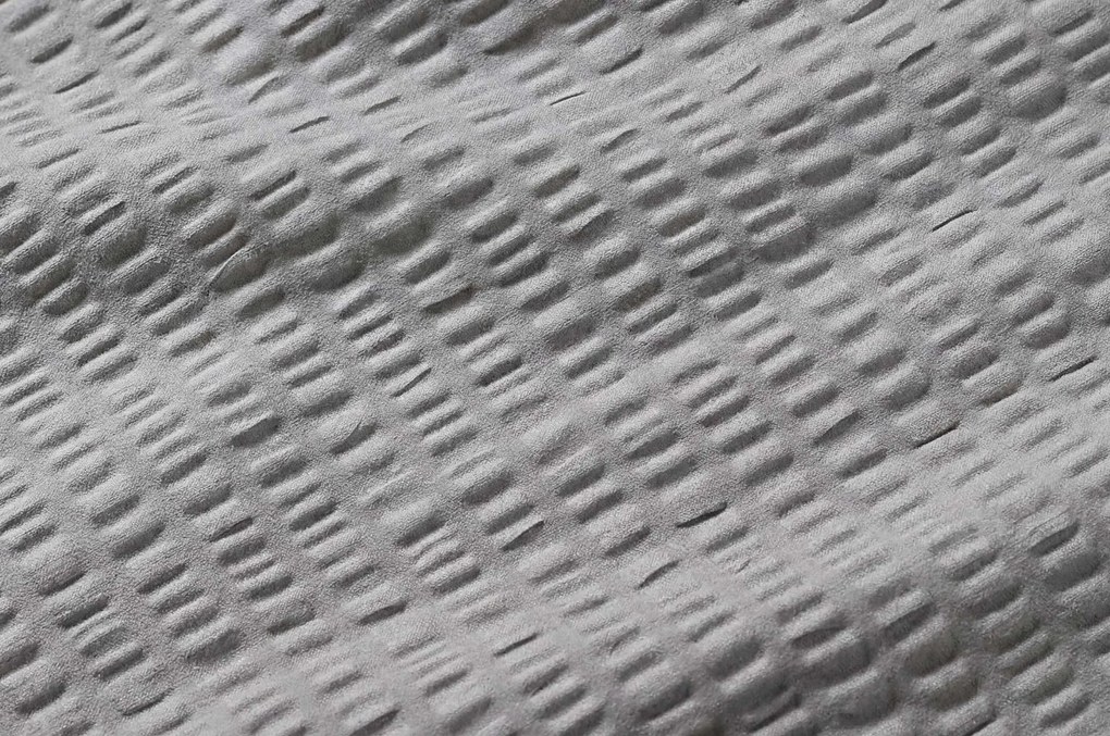 Krepové povlečení Jednobarevné - světle šedé Velikost: 140 x 220 + 70 x 90