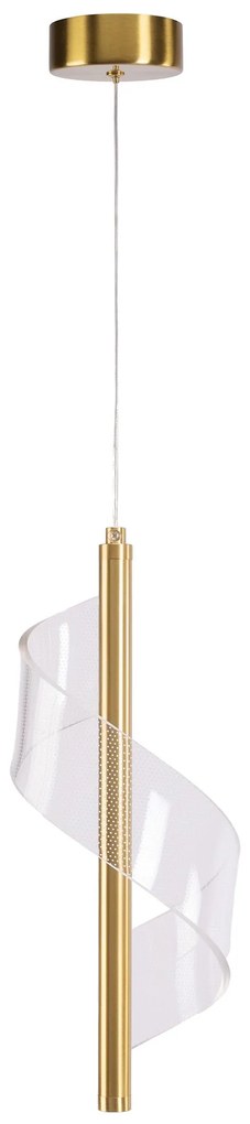 Toolight Toolight, LED stropní svítidlo 110cm, 3.6W, APP1550-CP, zlatá, OSW-05477