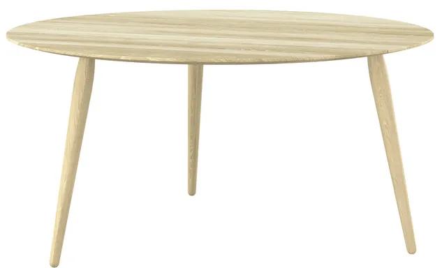 Odkládací stolek Play z dubového masivu- Ø90 Rozměry:: 90x50cm, typ dřeva:: přírodní dub