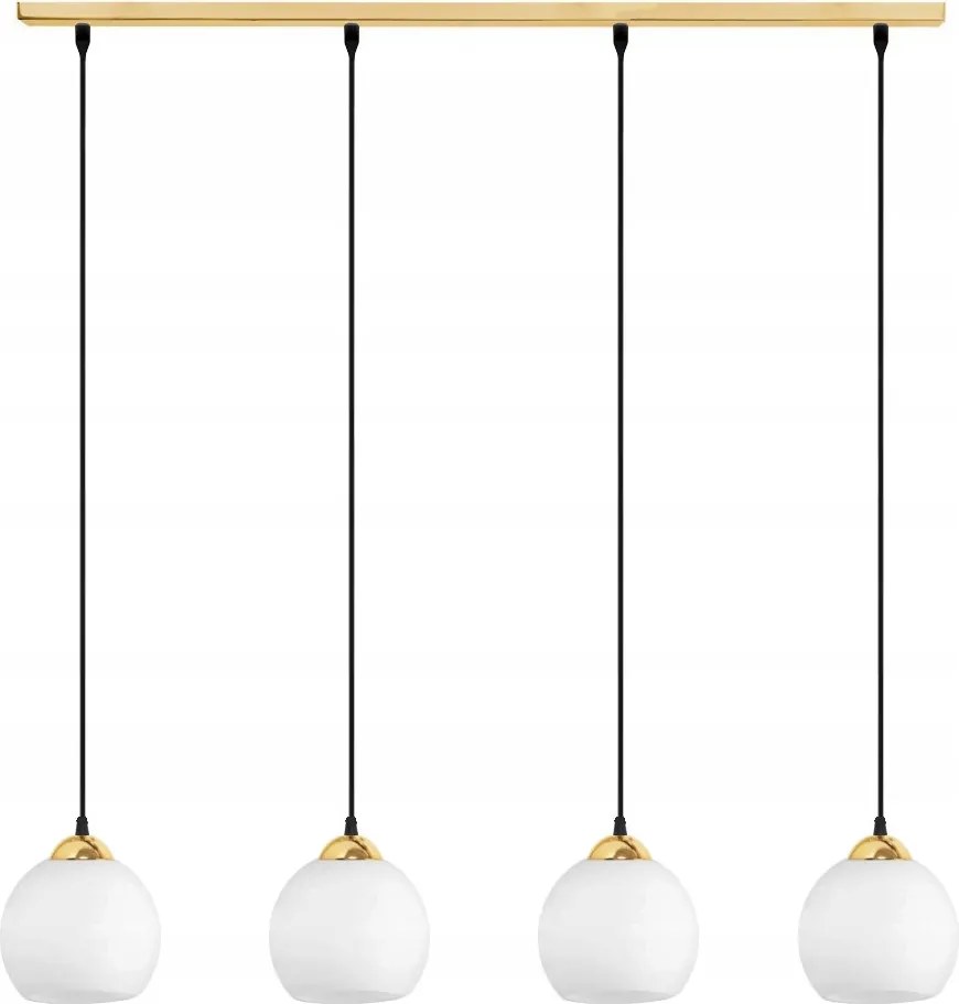 Moderní Závěsná Lampa, Zlatý Lustr Gold 5301 L