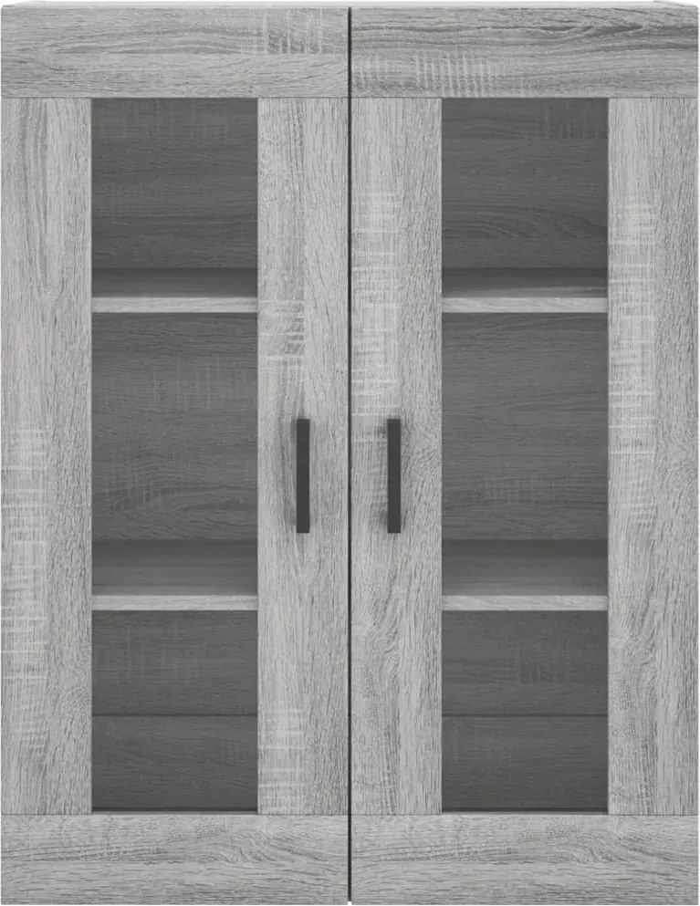 Skříň highboard šedá sonoma 69,5 x 34 x 180 cm kompozitní dřevo 3198343