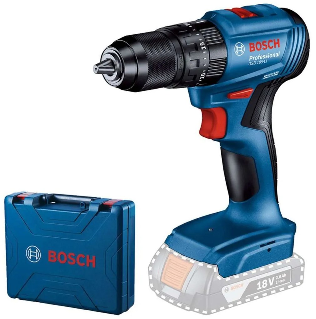 Bosch Nářadí - 18V AKU vrtací šroubovák s příklepem, bez baterie a nabíječky 06019K3103