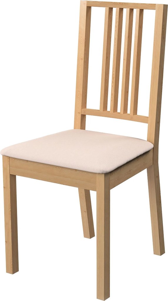 Potah na sedák židle Börje barva růžová látka pletený vzor