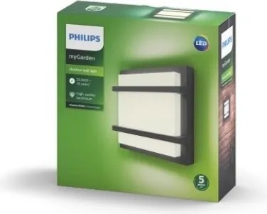 Nástěnné LED svítidlo Philips Petronia 17394/93/P3 12W 4000K neutrální bílá IP44