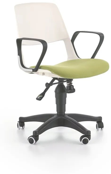 Halmar Dětská židle Jumbo, bílá/zelená