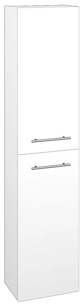 Dřevojas Skříň vysoká DOOR SV1D2 35 Varianta: N01 Bílá lesk / Úchytka T02 / N03 Graphite / Levé