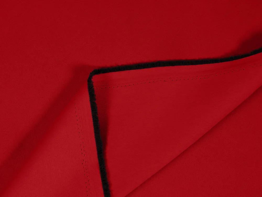 Biante Dekorační běhoun na stůl BKU-104 Sytě červený 20x120 cm
