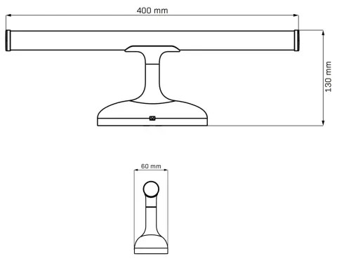 LED Koupelnové osvětlení zrcadla ARMONA LED/6W/230V 4000K 40 cm IP44 chrom