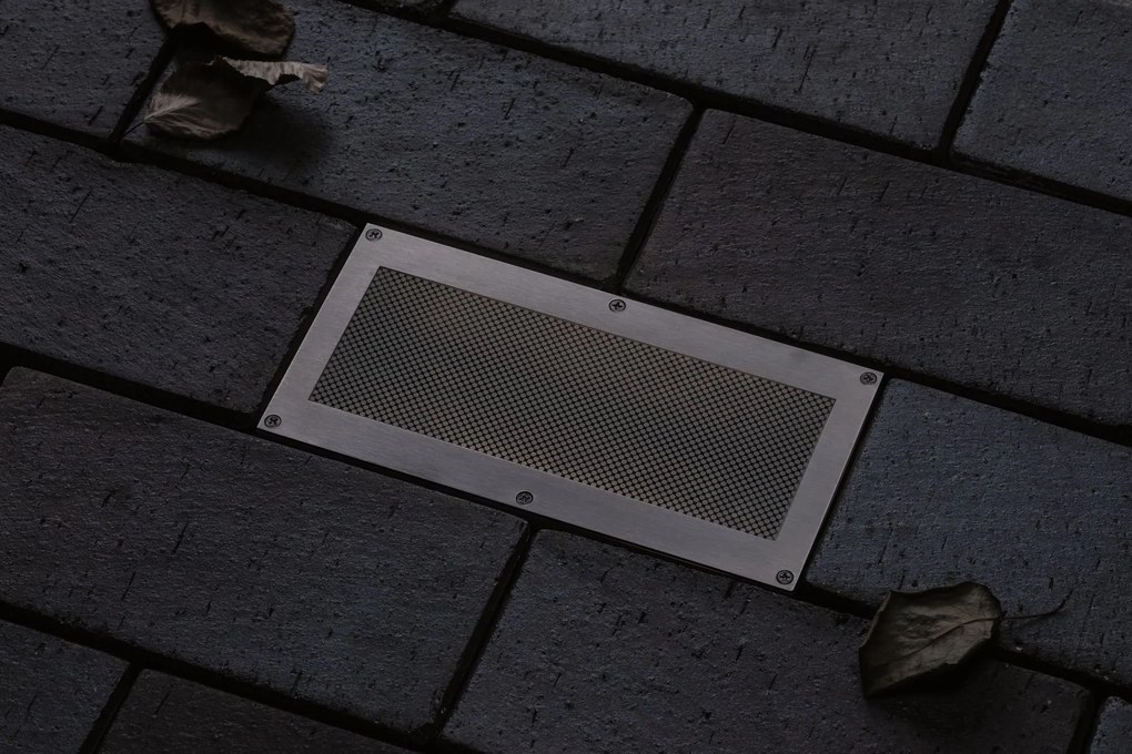 P 94337 Venkovní zemní svítidlo Brick 100 x 200 x 38 mm IP67 1,6W kov/ocel pohybové čidlo - PAULMANN