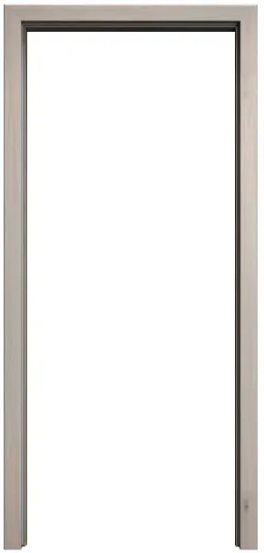 Zárubeň NORMAL pro celoskleněné dveře - CPL LAMINÁT - Borovice bílá Průchozí šířka (cm): 120, Průchozí výška (cm): 197