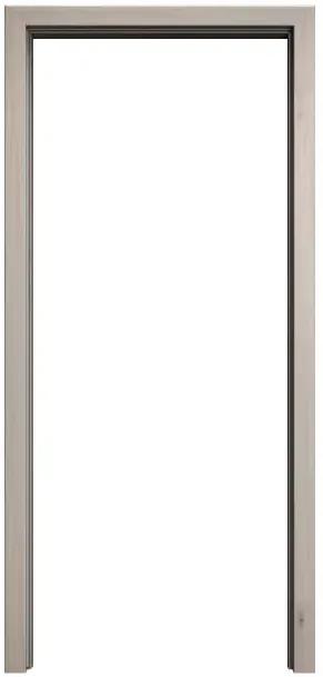 Zárubeň NORMAL pro celoskleněné dveře - CPL LAMINÁT - Borovice bílá Průchozí šířka (cm): 60, Průchozí výška (cm): 210
