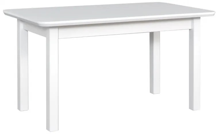 Jídelní stůl WENUS 2 S + doprava zdarma deska stolu bílá, nohy stolu olše
