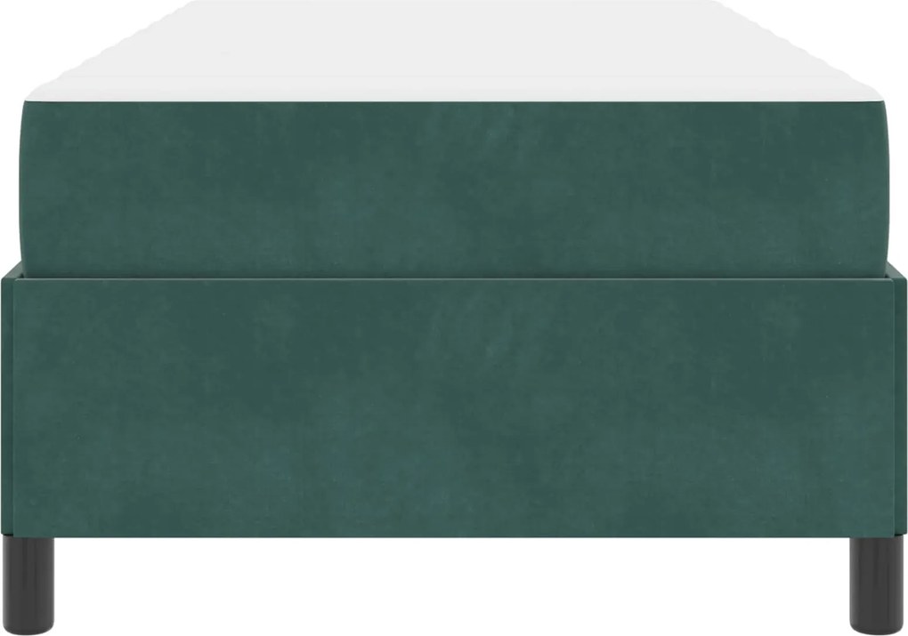 Rám postele Tmavě zelená 90 x 200 cm textil 3399039