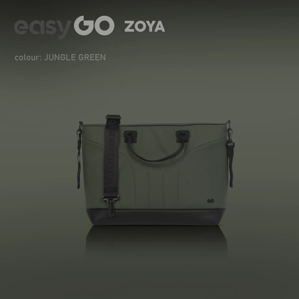 Hluboká vanička pro dětský kočárek EasyGo Zoya Jungle Green