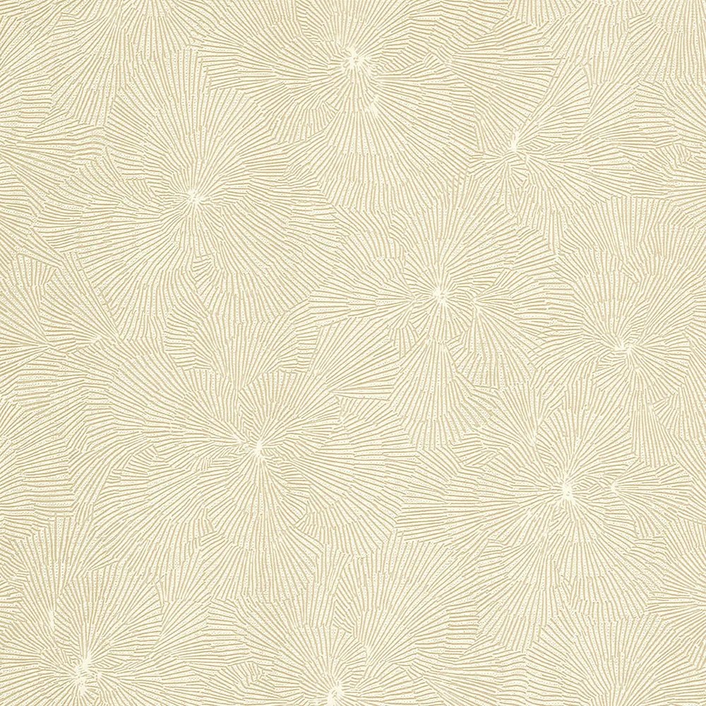 Béžová vliesová tapeta s květy 32002, Textilia, Limonta