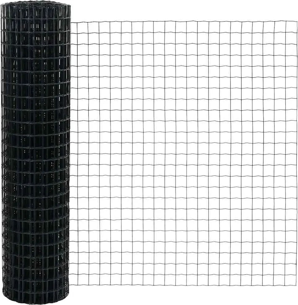 Evropský plot se hroty 10 x 1,2 m Ocel potažená PVC Šedá 3350630
