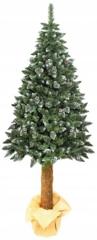 Detenix Vánoční stromeček s přírodním kmenem - Umělý - 180 cm