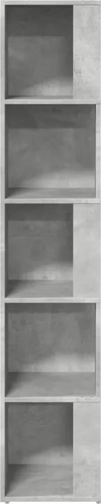 vidaXL Rohová skříňka 33 x 33 x 164,5 cm dřevotříska [809048] Barva: bílá s vysokým leskem