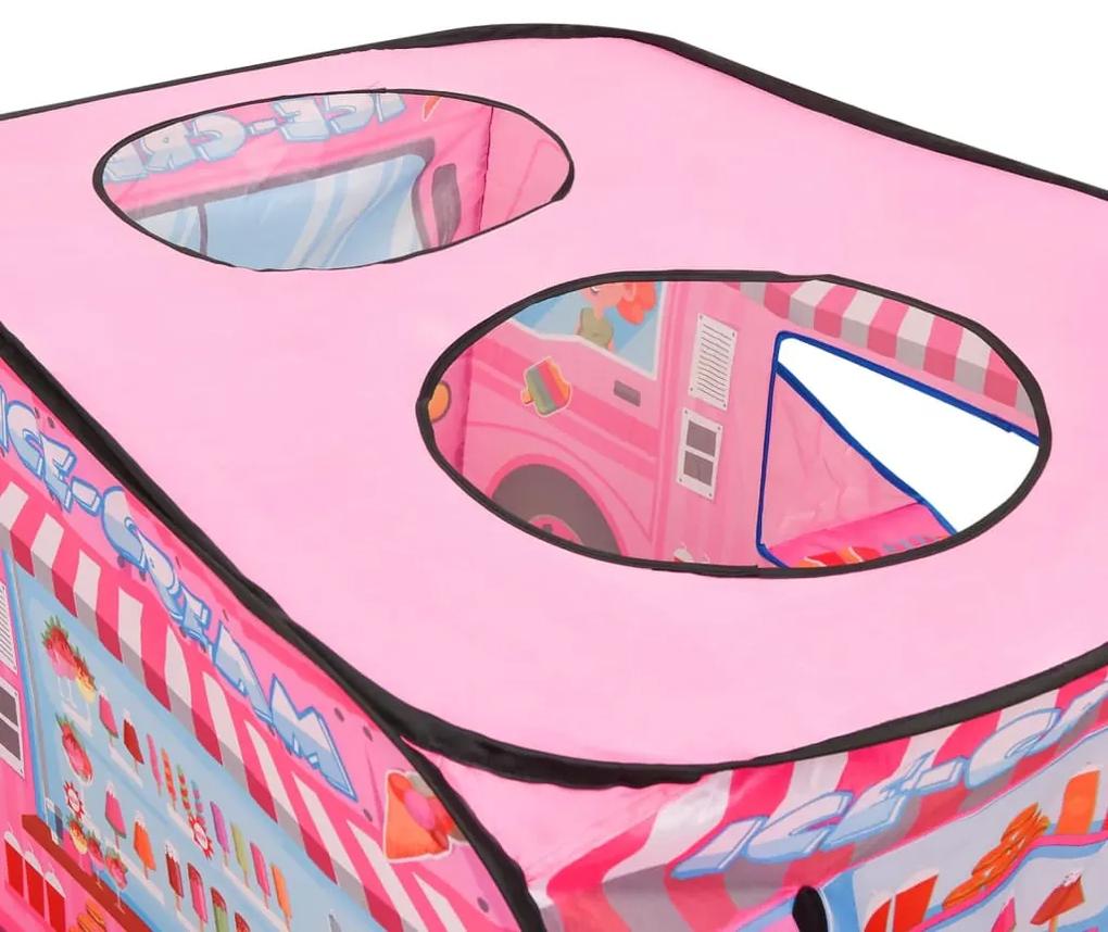 Dětský stan na hraní růžový 70 x 112 x 70 cm - Default Title