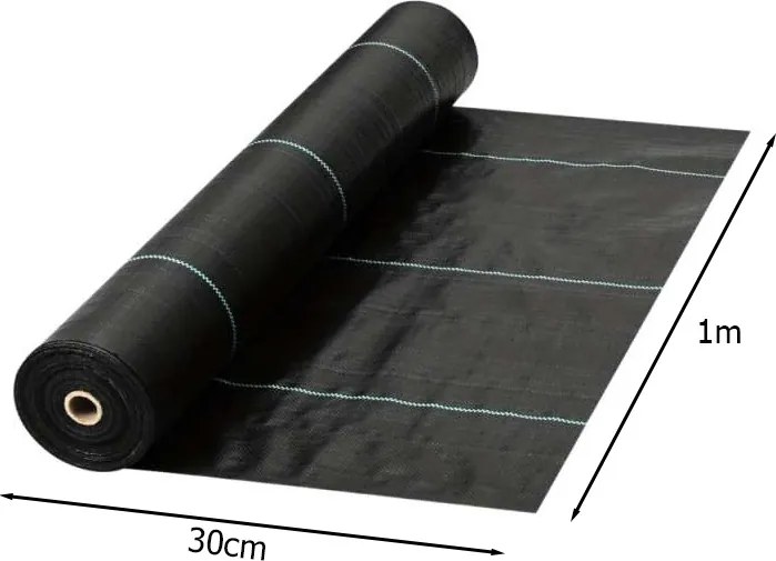 DIVODV Hustá agrovlákna agrotkanina 70 g, 1 x 30 m, protiburinová agrotkanina, černá