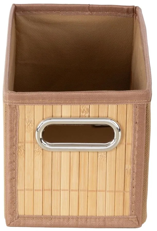 Bambusový úložný box v přírodní barvě 15x31x15 cm – Compactor