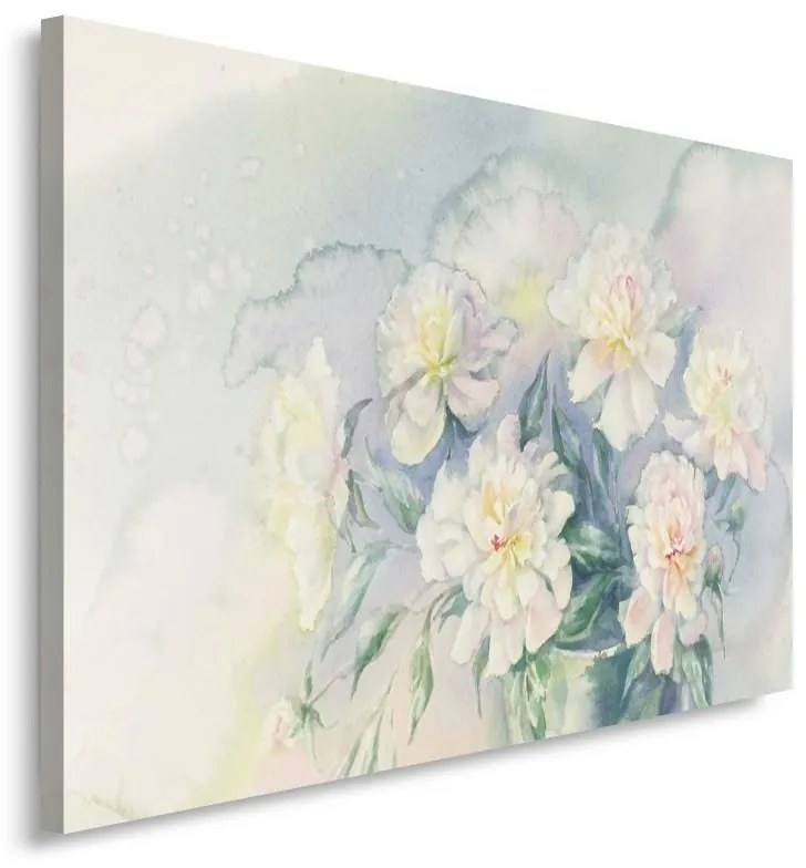 CARO Obraz na plátně - White Flowers 3 40x30 cm