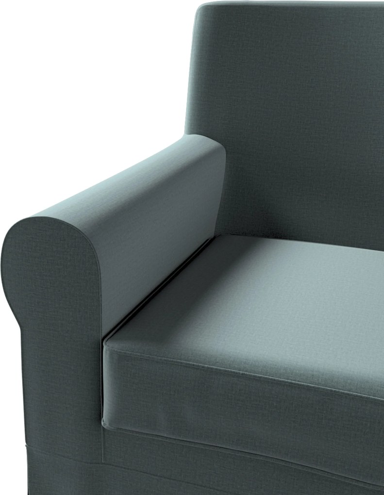 Potah na křeslo IKEA Ektorp Jennylund barva zelená látka sametová