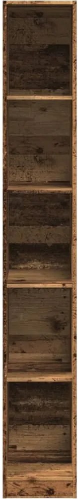 Šatní skříň old wood 30 x 50 x 200 cm kompozitní dřevo 3307709