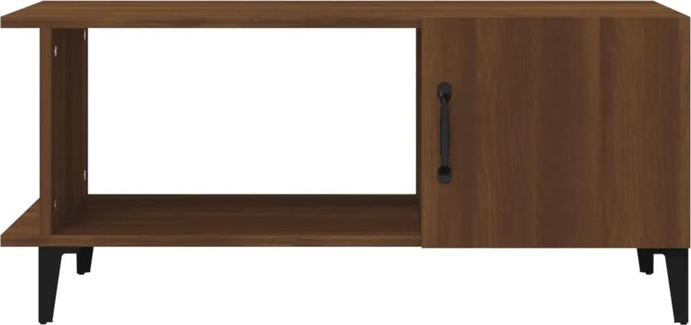 vidaXL Konferenční stolek 90 x 50 x 40 cm kompozitní dřevo [817548] Barva: kouřový dub