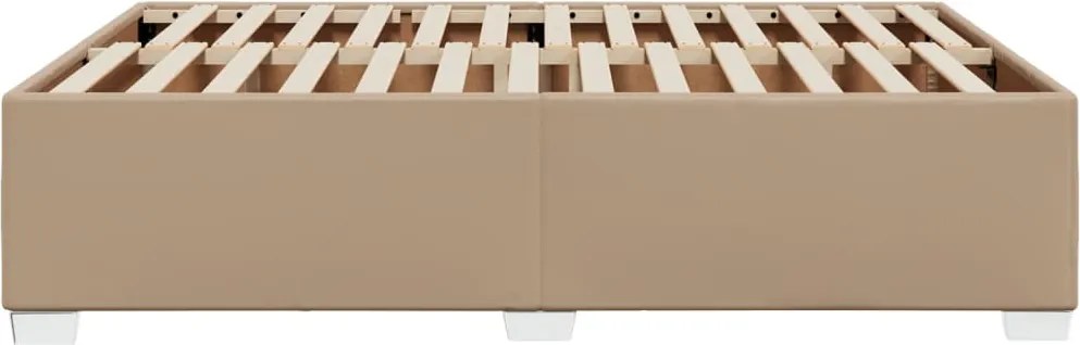 Rám postele cappuccino 160x200 cm umělá kůže 3284567