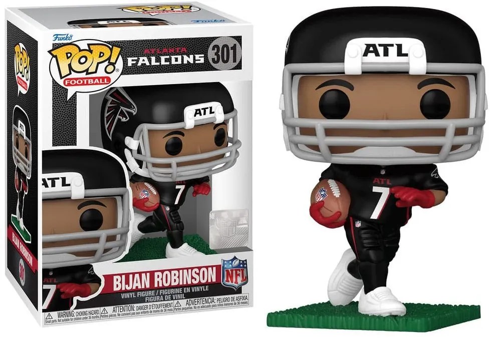 Funko pop! nfl legends falcons bijan robinson 301
