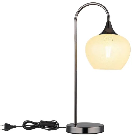 Globo 15548TK - Stolní lampa MAXY 1xE27/40W/230V bílá/antracit