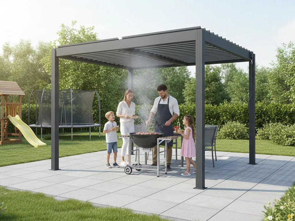 LANIT PLAST, s.r.o. hliníková bioklimatická pergola LANITPLAST BASIC 3x2,5 m LG4288