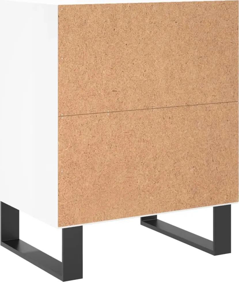 vidaXL Noční stolek 40 x 30 x 50 cm kompozitní dřevo [826802] Barva: Černá