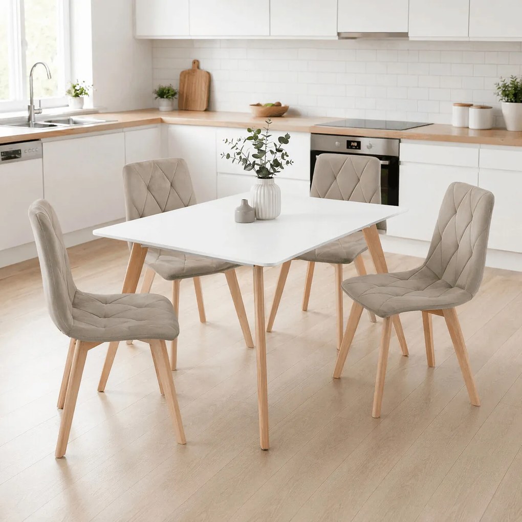 Autronic Jídelní židle CT-V4081 Barva potahu: Šedá
