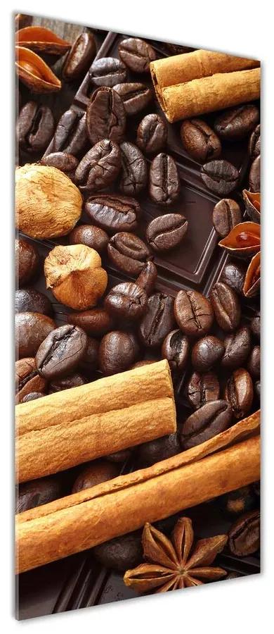 Wallmuralia Foto obraz skleněný svislý Hořká čokoláda 50x125 cm