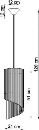 Lustr SOLLUX Alexia E27 1x60W bez zdroje SL.0640 přírodní dřevo