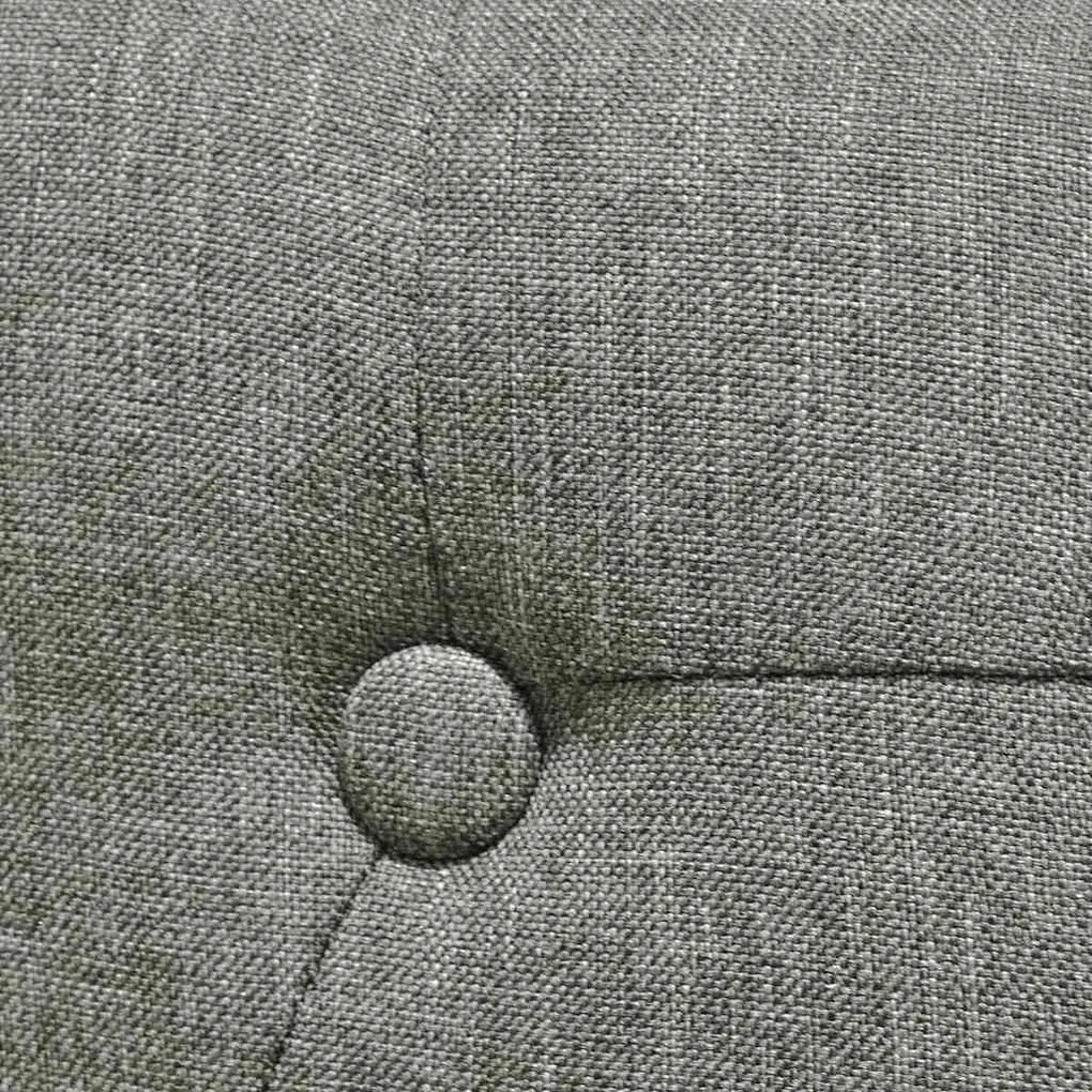 Jídelní židle 2 ks šedé textil 242223