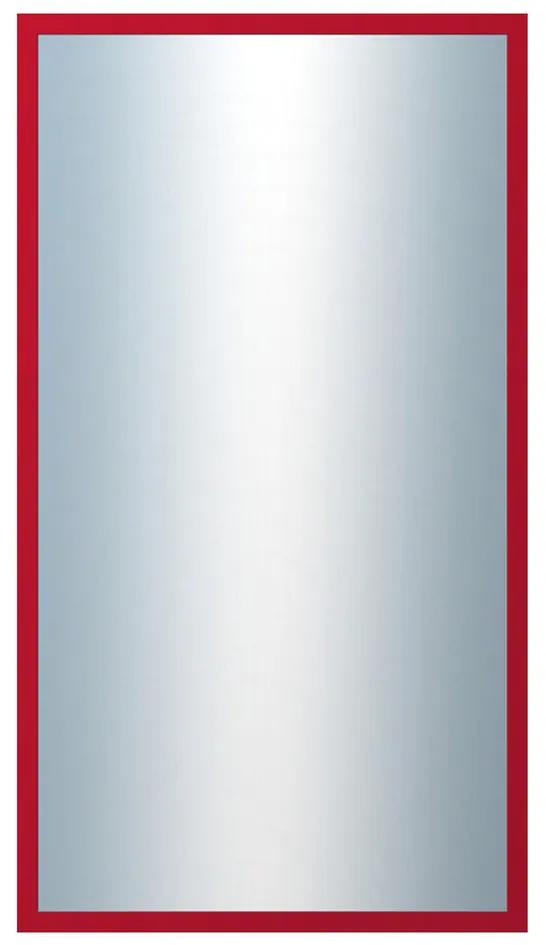 DANTIK - Zarámované zrcadlo - rozměr s rámem cca 50x90 cm z lišty PERLA červená lesklá vysoká (2878)