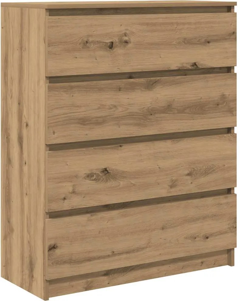 Příborník dub artisan 80x35x99 cm kompozitní dřevo 3328488