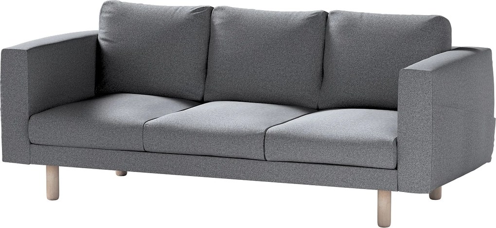 Potah na pohovku IKEA Norsborg 3-místná barva šedá látka pletený vzor