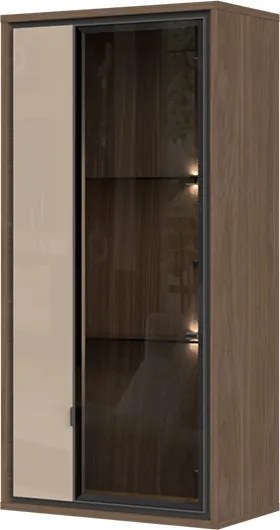 Závěsná vitrína VK-2KS/LF - 59x119x32 cm