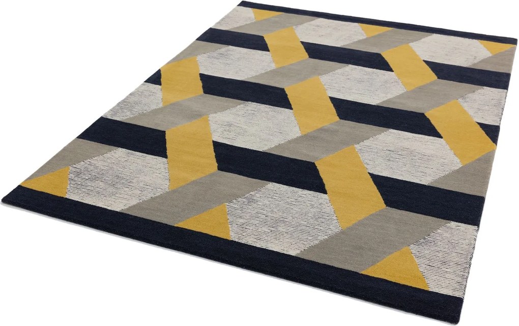 Žlutý  koberec Moby Gold Rozměry: 120x170 cm