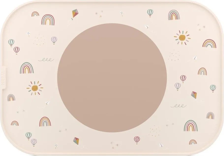 Plastové/silikonové dětské prostírání 28x40 cm Sunshine &amp; Rainbow – Mepal