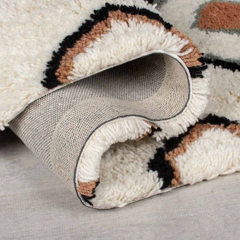 Krémový ručně tkaný vlněný koberec 200x290 cm Moroccan Midar – Flair Rugs