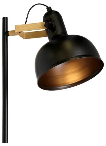 Stojací lampa RENO 1xE27/40W/230V černá