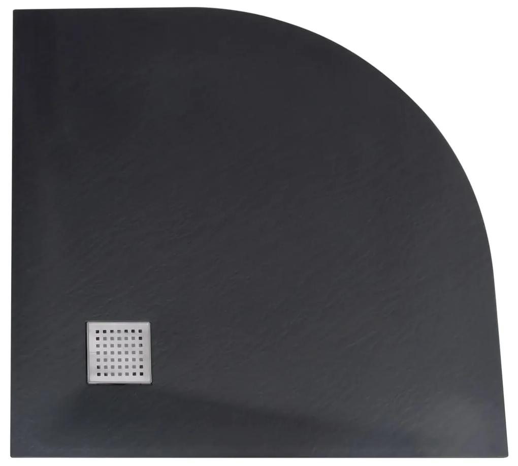 Sprchová vanička SMC černá 90 x 90 cm,  146527