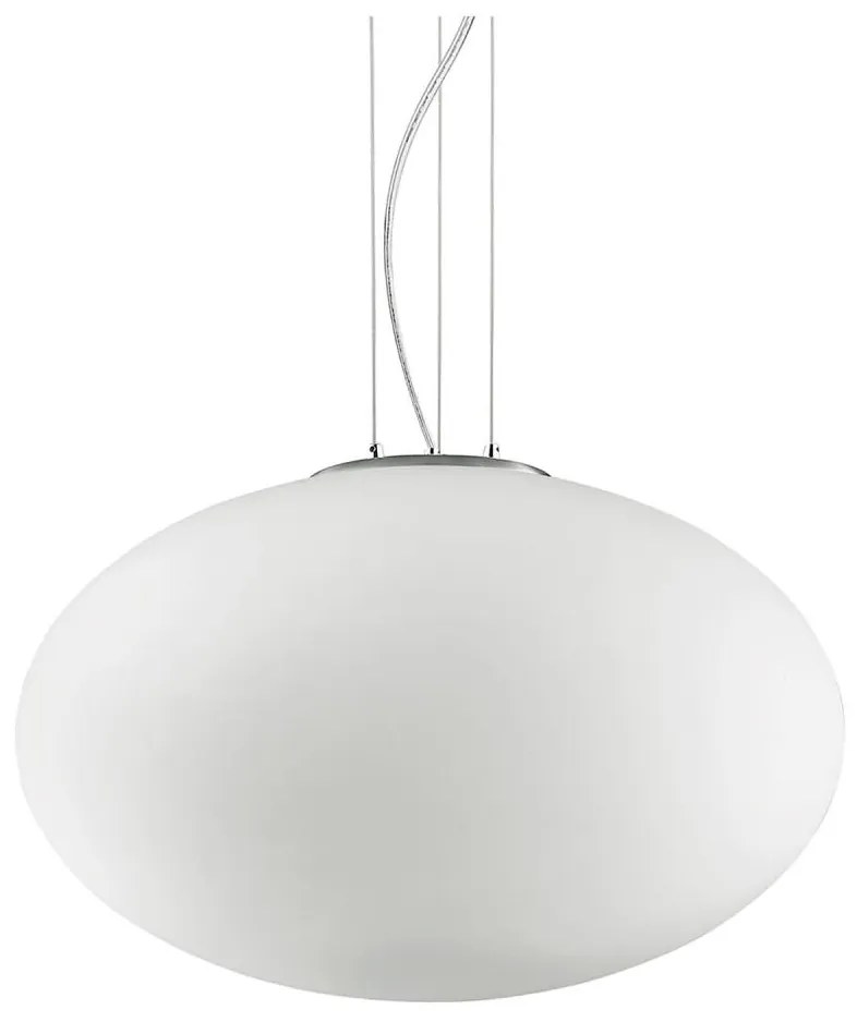 Ideal Lux - Lustr na lanku CANDY 1xE27/42W/230V pr. 40 cm bílá