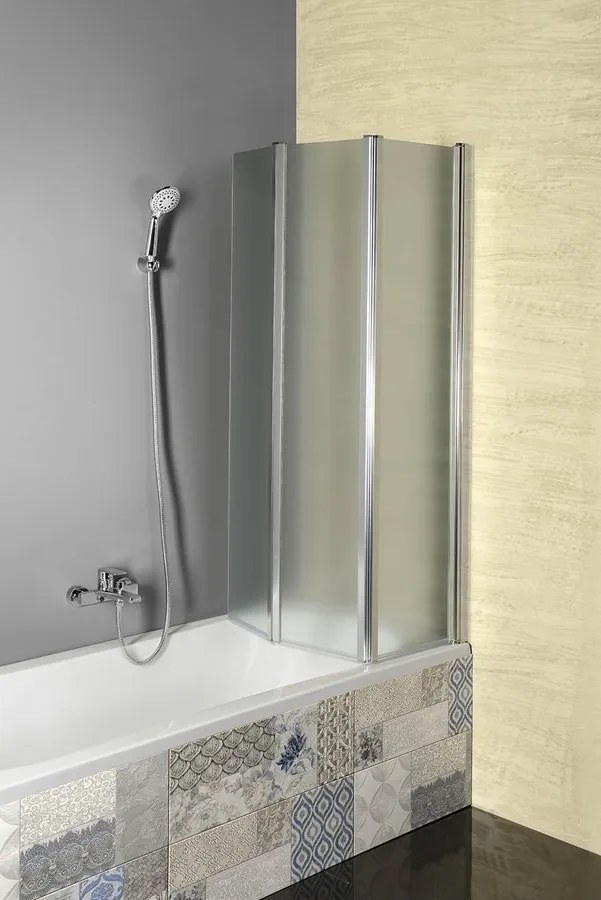 Aqualine Vanda AQ1140 vanová zástěna skládací 100 x 140 cm