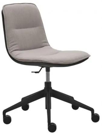 RIM Designová židle EDGE 4201.15, EDGE 4202.15 bez područek Barva podnože bílá podnož GALERIE - Čalounění Rim LÁTKY 4 / FAME, STEP, OCEANIC